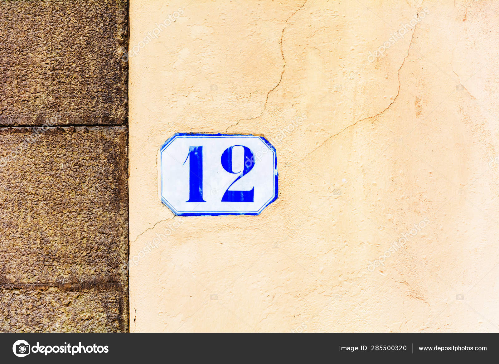 House number twelve ( 12 ) — Stock Photo © Sergieiev #285500320