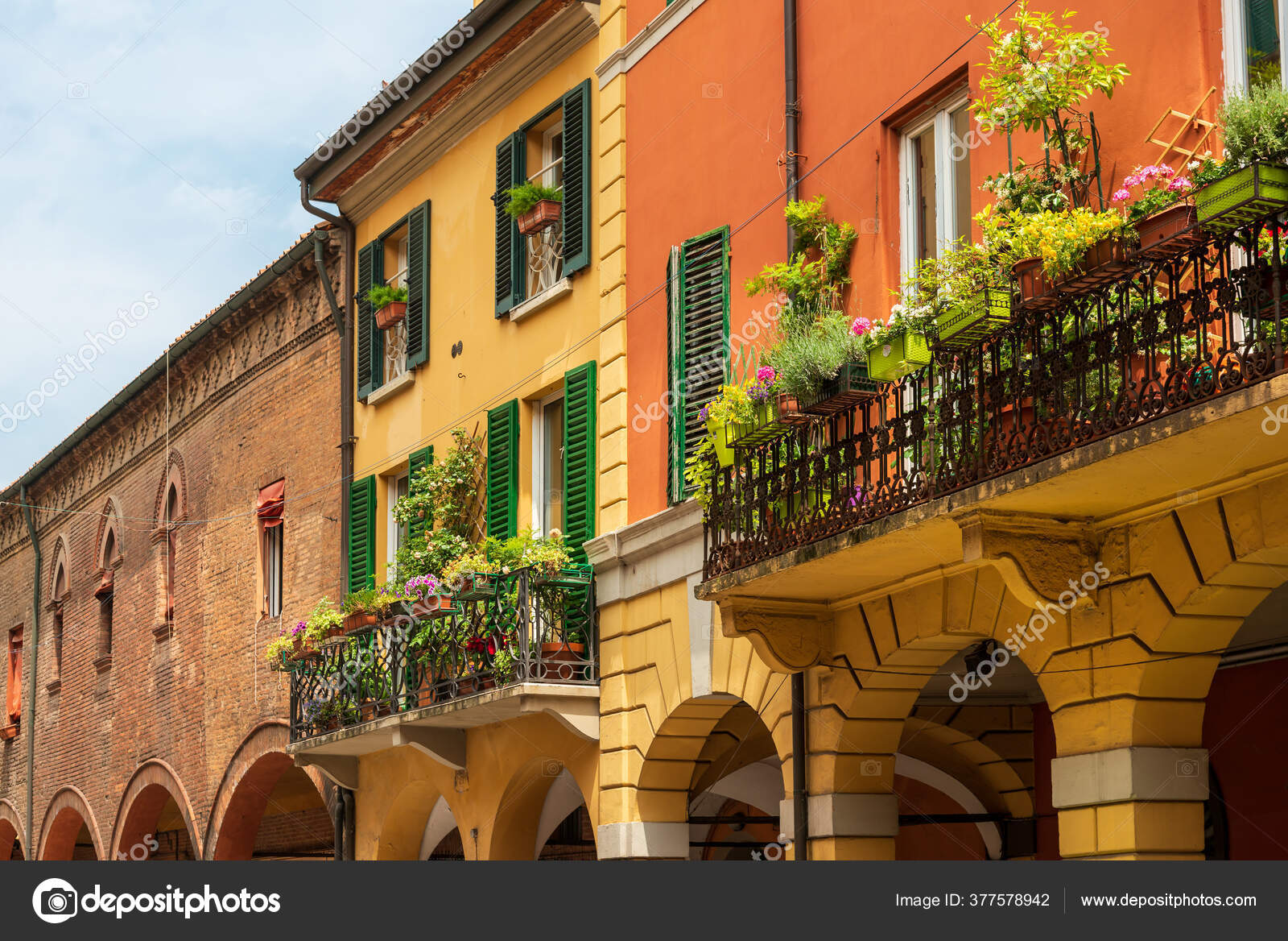 Bologna Traditional Old Fashioned Building Italy Stock Photo by ©ilolab ...