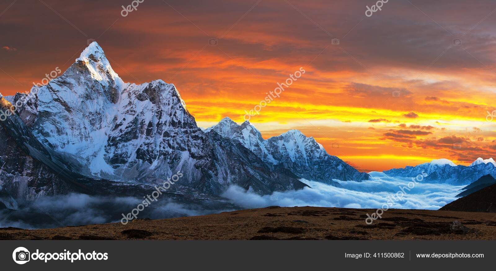 Ama Dablam Sunset