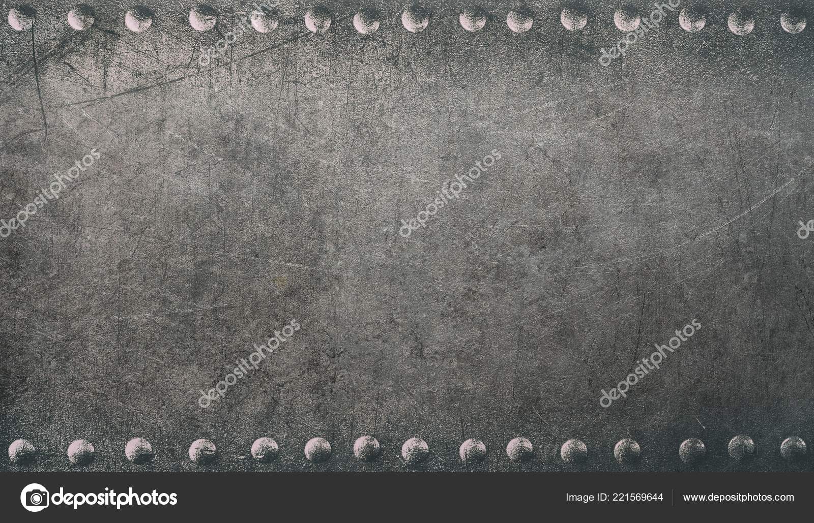 Old Metal Texture Rivets Steel Background — Stock Photo © Ensuper ...