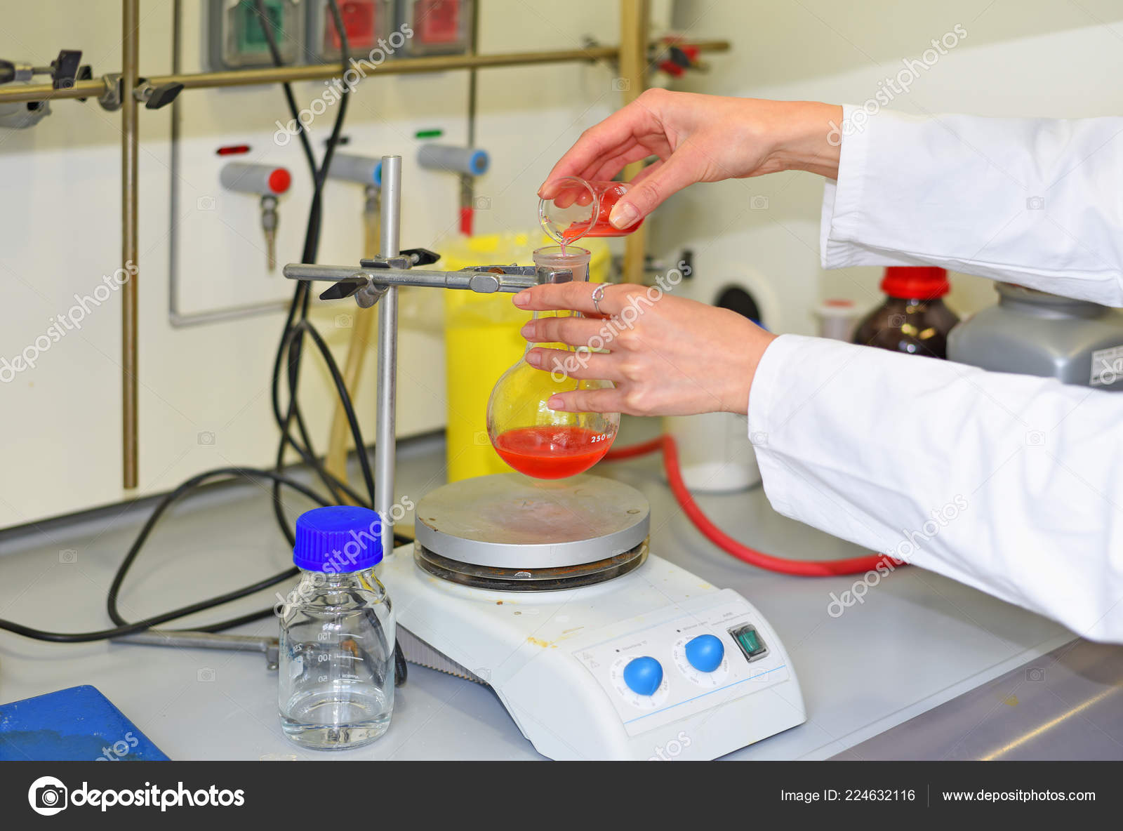 Prague Czech Republic May 2019 Scientist Working Laboratory Institute ...