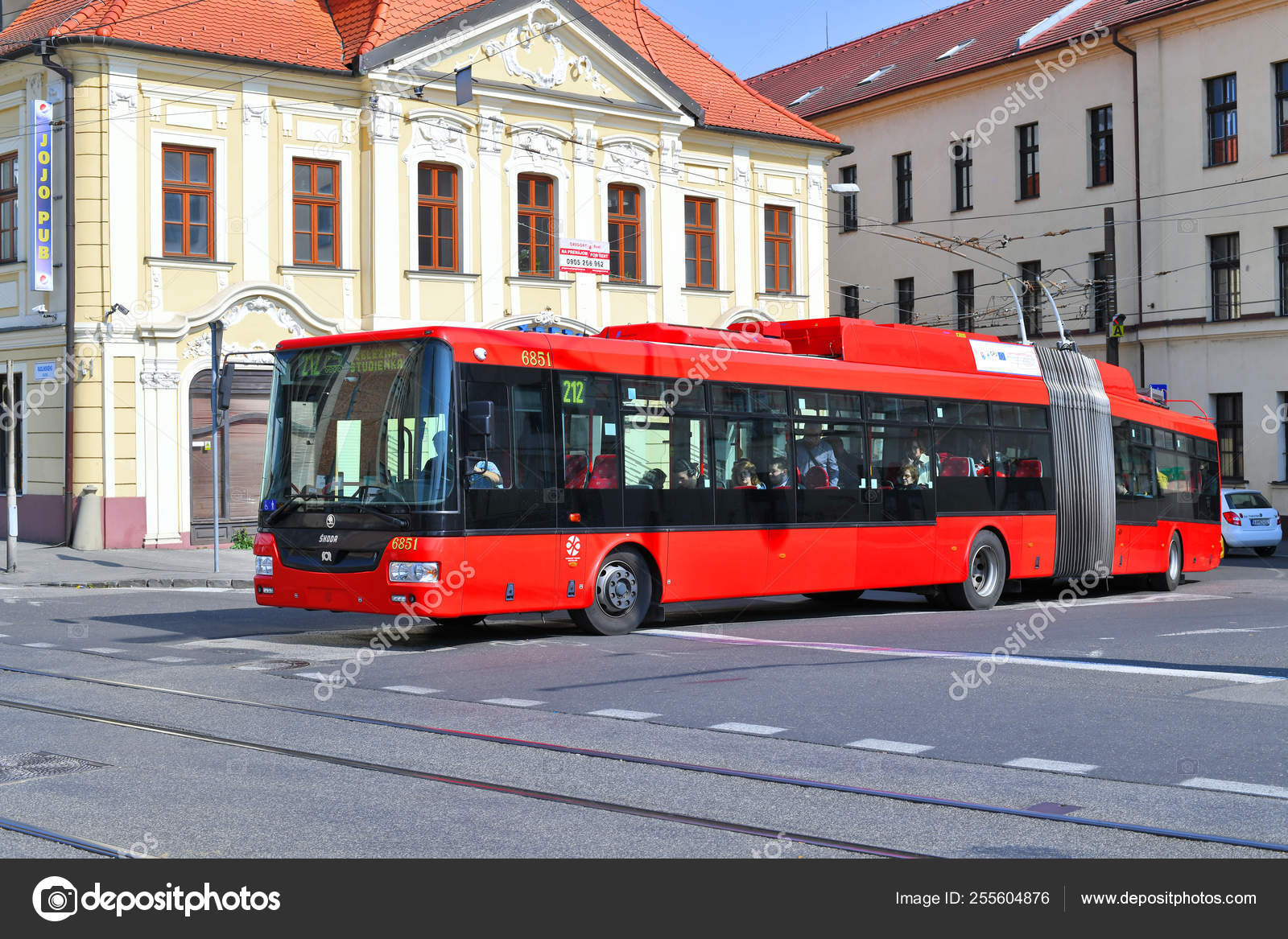 Bratislava Slovak Republic March 2019 City Bus Route — Stock Editorial ...