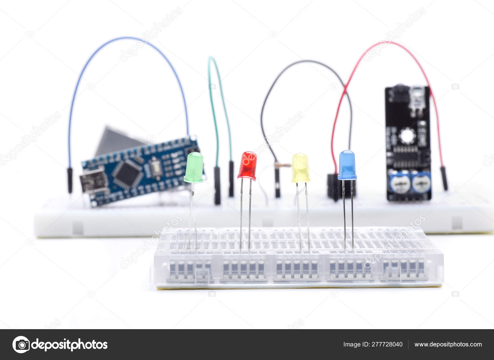 Four leds arduino Stock Photo by ©jarp14 277728040