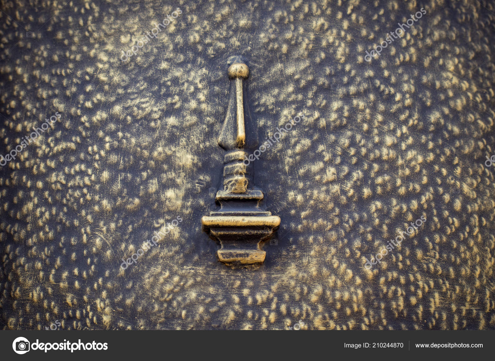 Beautiful Decorative Metal Elements Forged Wrought Iron Gates — Stock ...