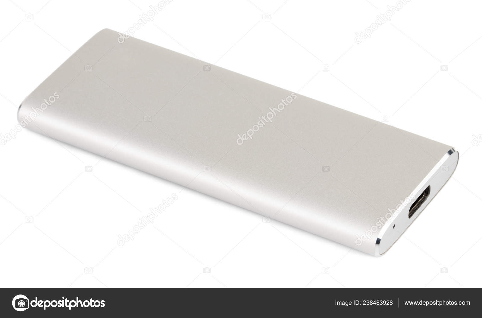 External Hard Disk Isolated White Background Stock Photo by ©alex_skp ...