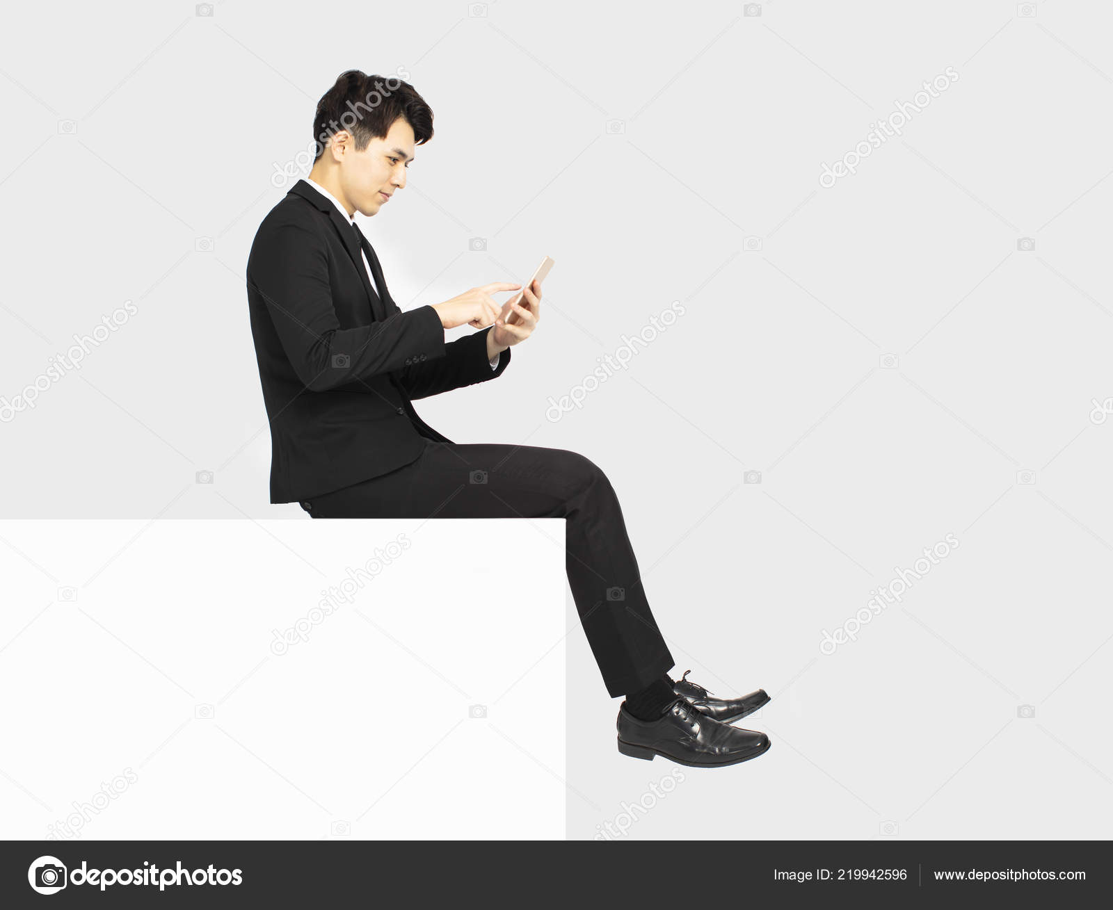 Sitting Person Side View