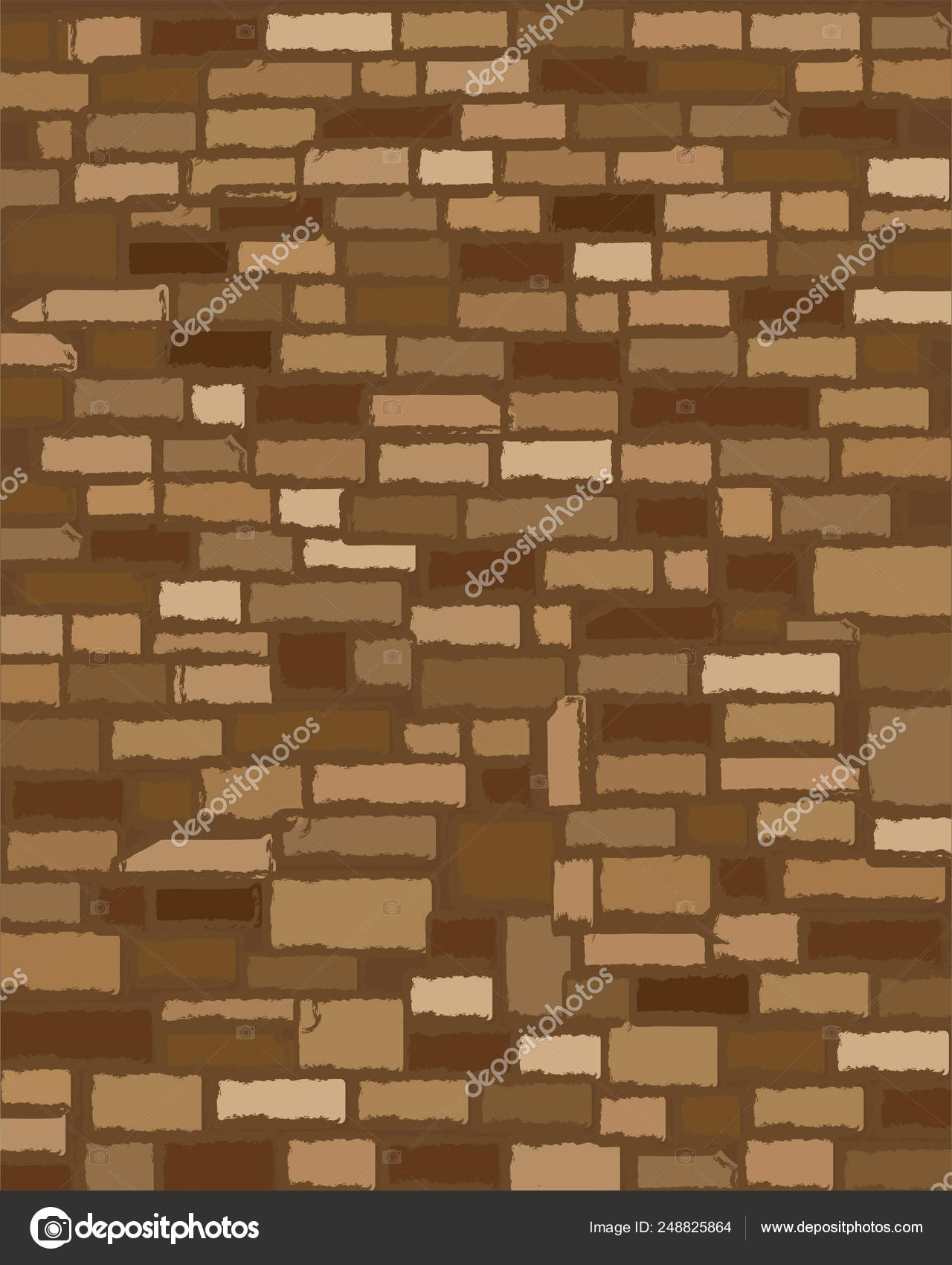Old Stone Wall Texture Background Vector Illustration Stock Vector by ...
