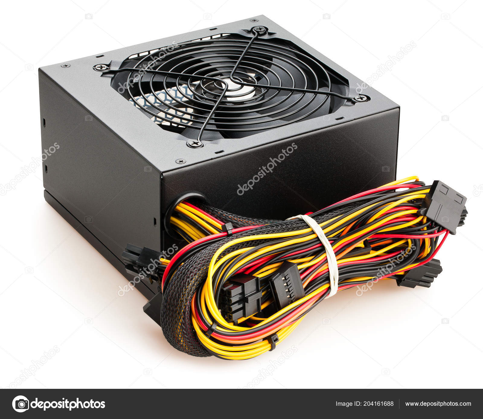 Power Supply Isolated White Background Close Stock Photo by ©bergamont ...