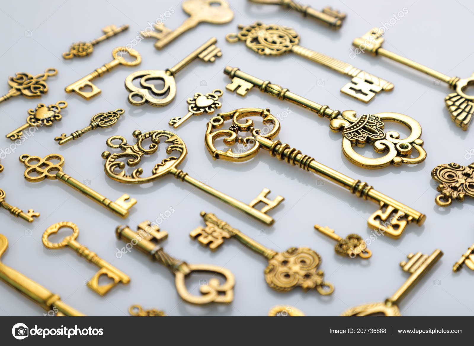 Beautiful Golden Key