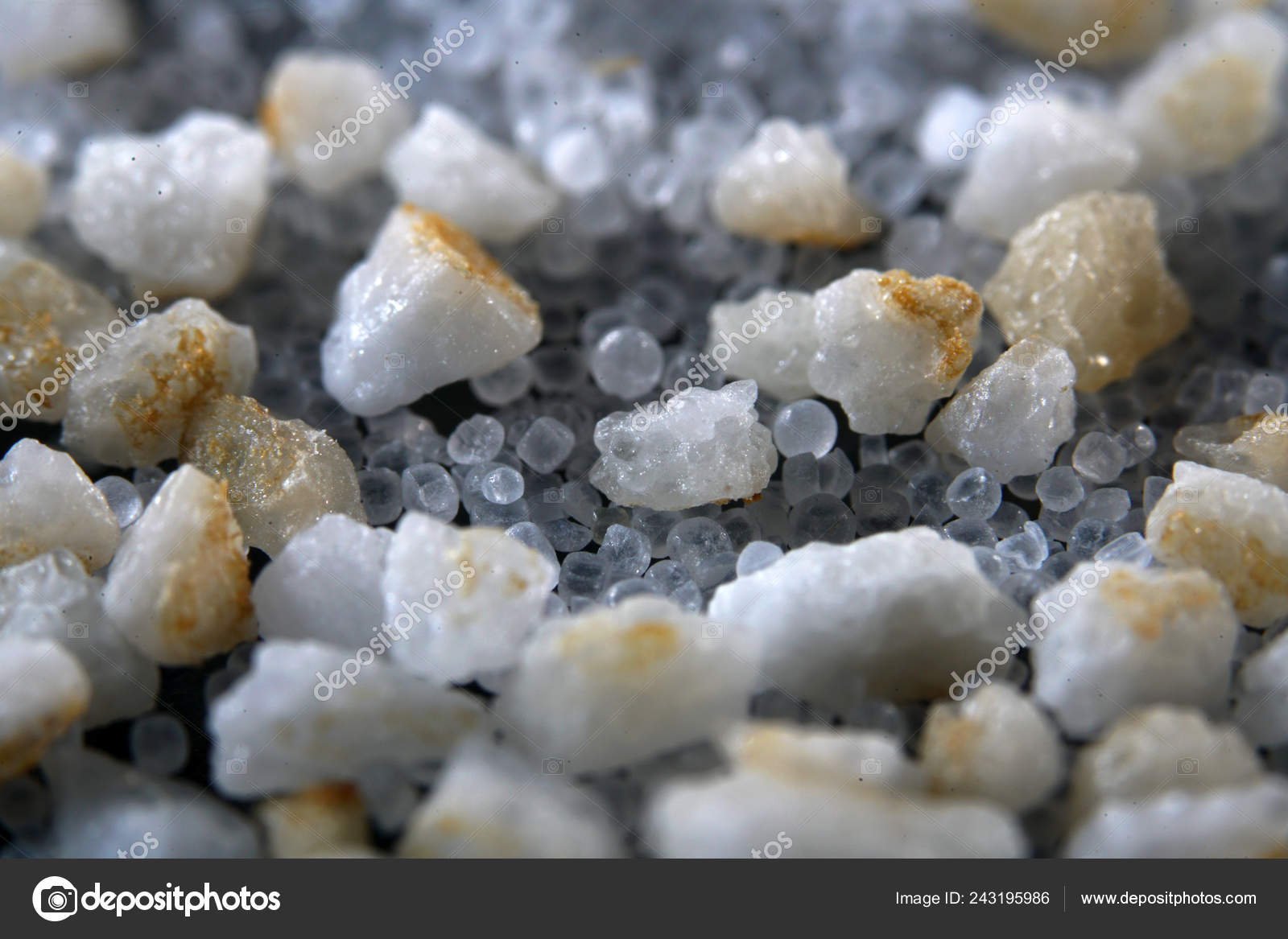 Salt Various Forms Macro Lens Extremely Enlarged Almost Micro ...
