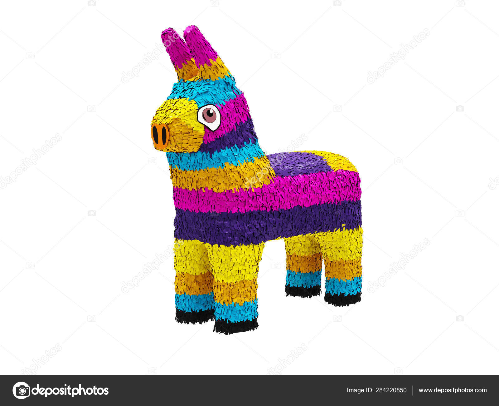 Colorful Pinata, front angle view Stock Illustration by ©vahekatrjyan ...