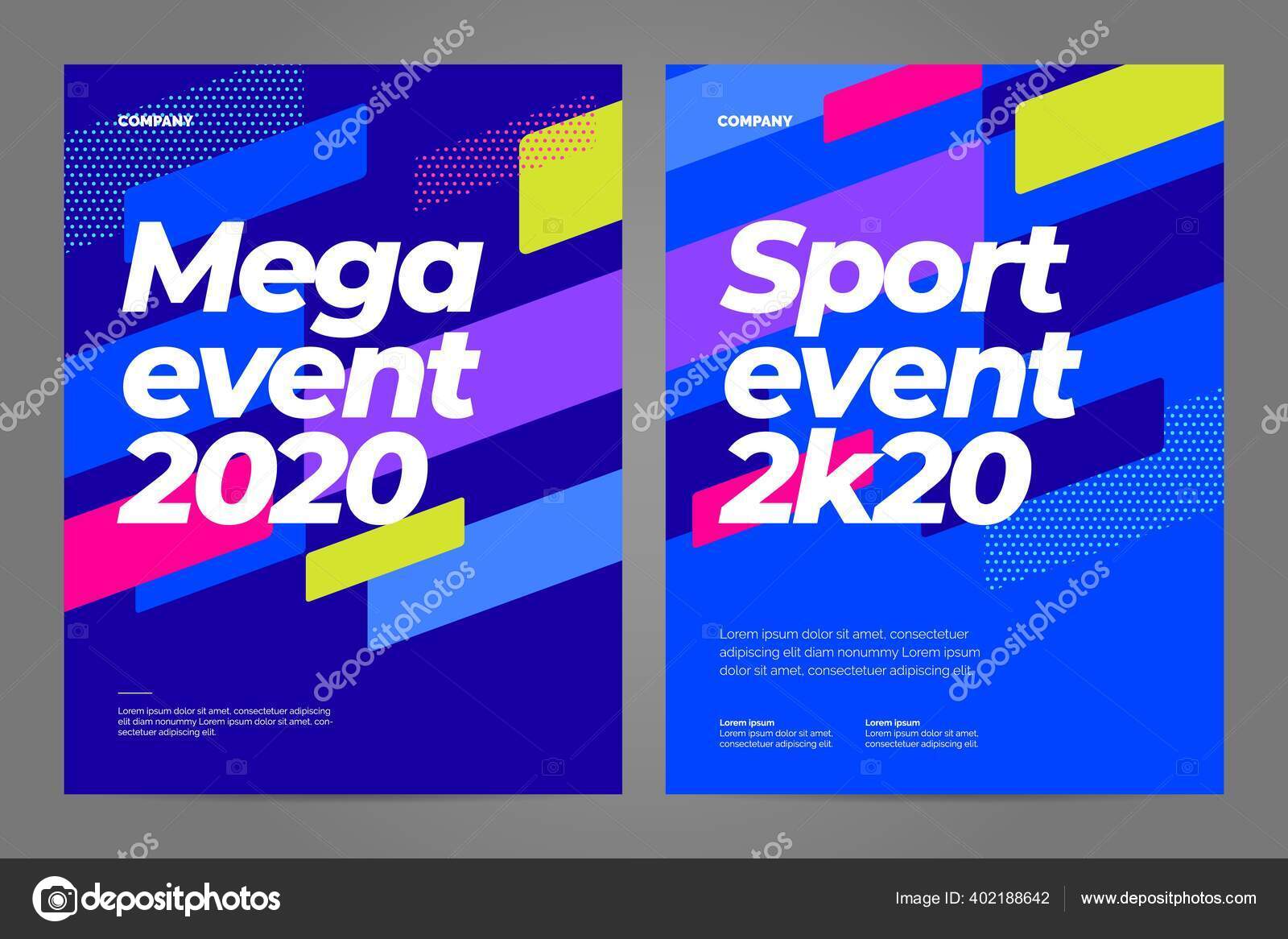 Layout poster template design for sport event Stock Vector by ...