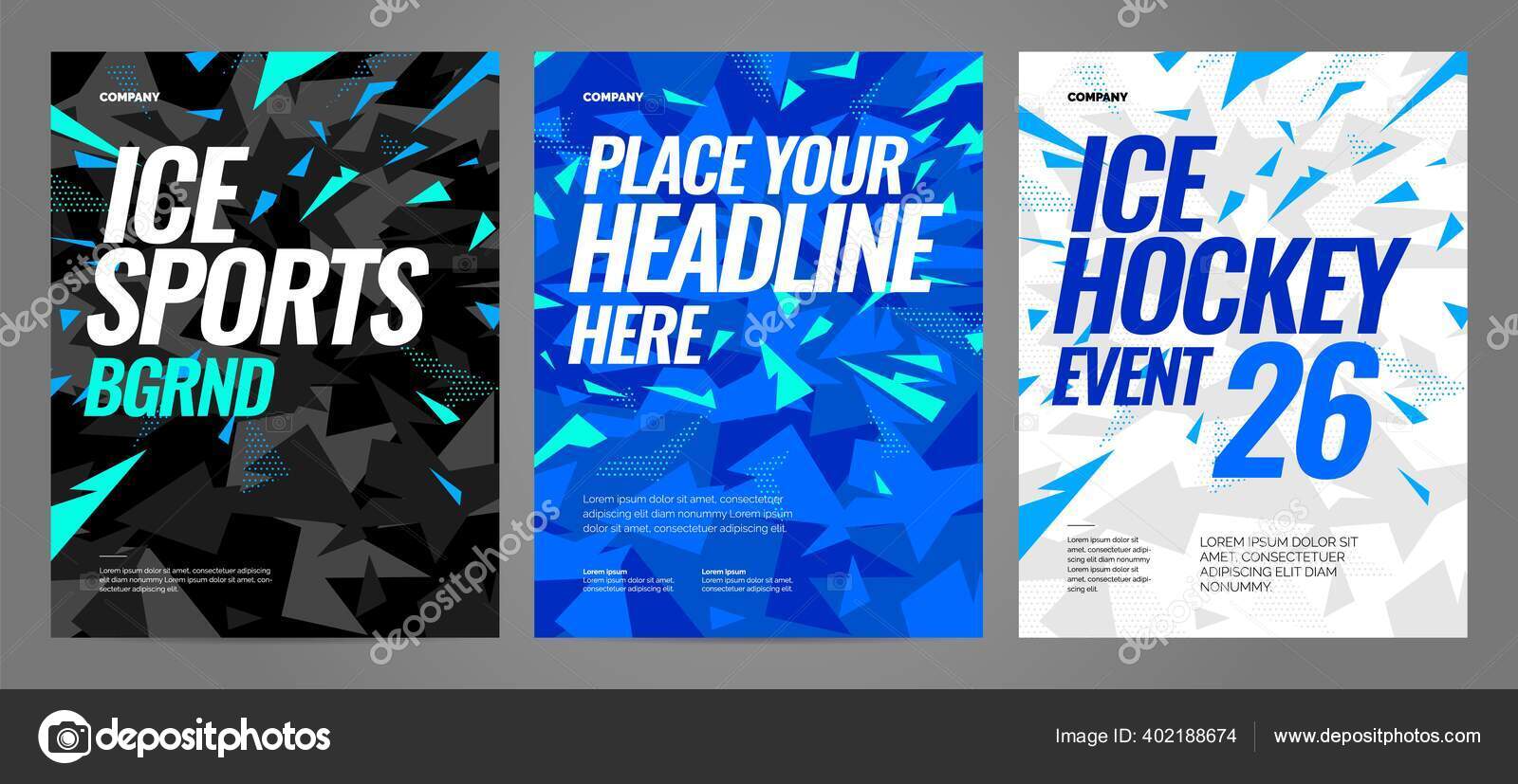 Layout design template for sport event, tournament or competition ...