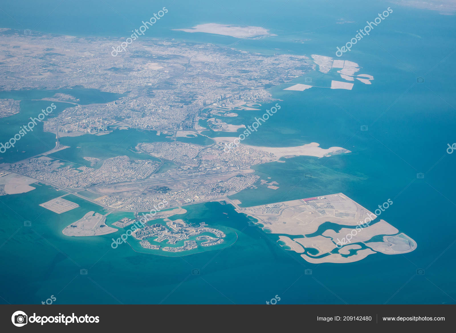 Aerial view of Bahrain Stock Photo by ©dutourdumonde 209142480