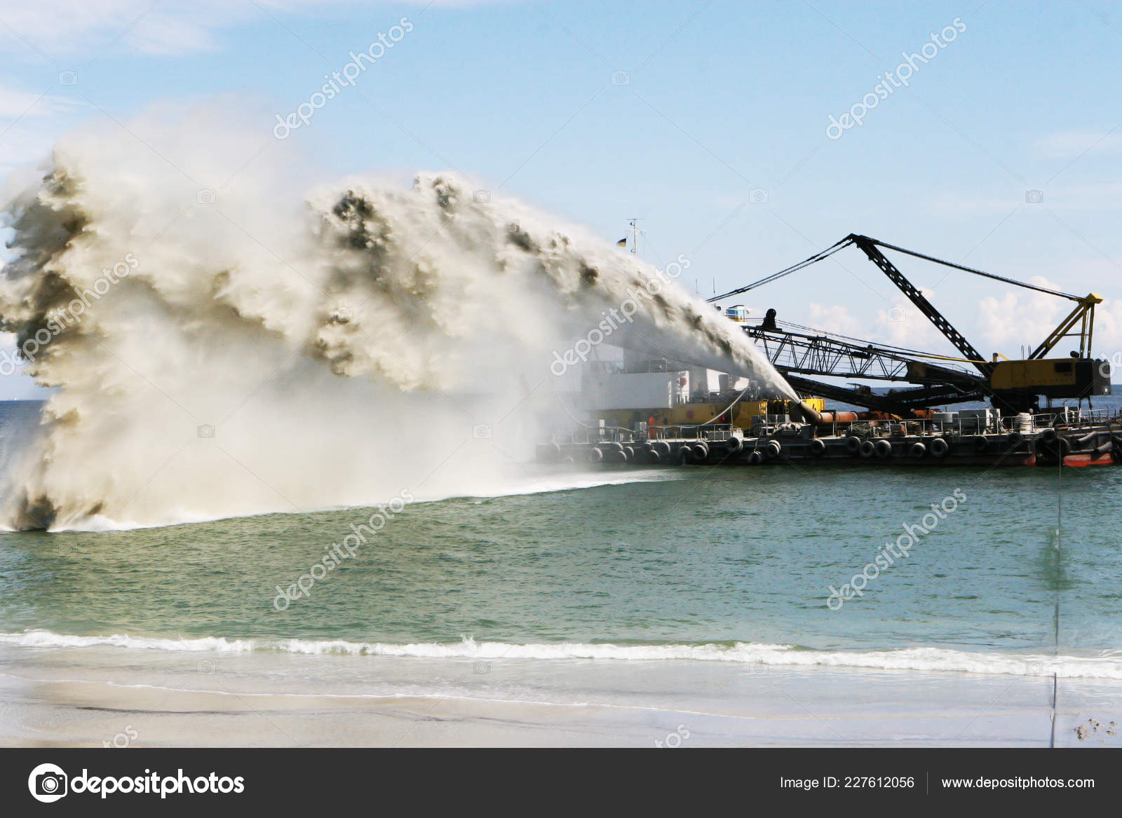 Work Dredger Dredging Sand Washing Beaches Special Dredging Hose Sand ...