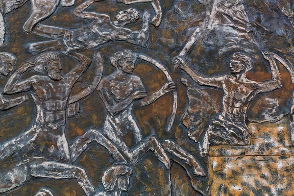 Fragments Ancient Greek Bas Relief Grounds Ancient Greek Gods Design ...