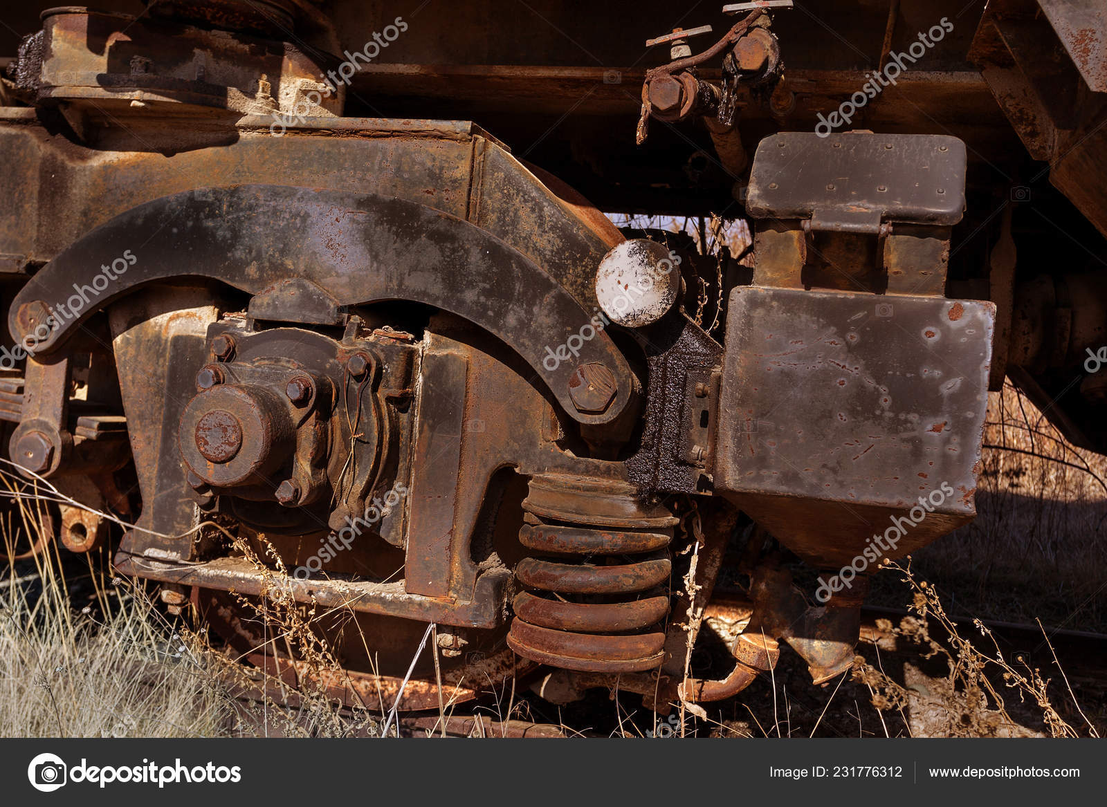 Old Rusty Train Locomotive Thrown Exclusion Zone Chernobyl Zone High ...
