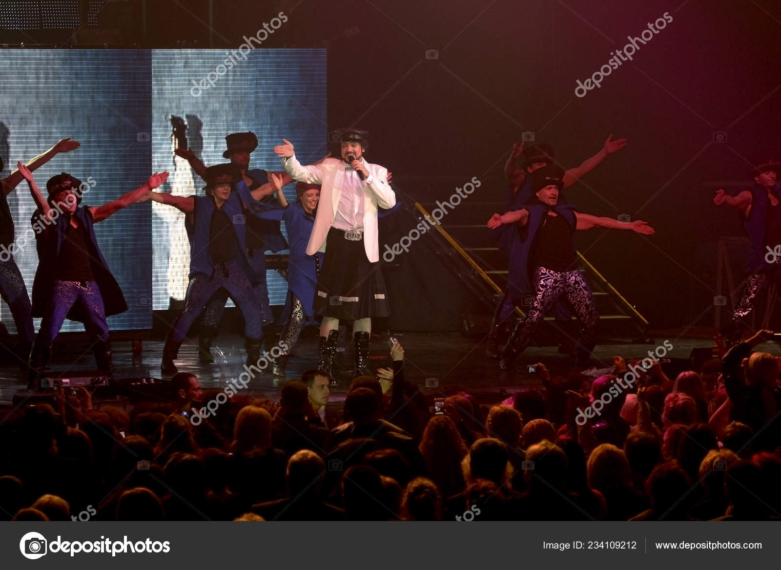 Odessa Ukraine April 2012 Pop Concert Iconic Russian Singer Philip ...