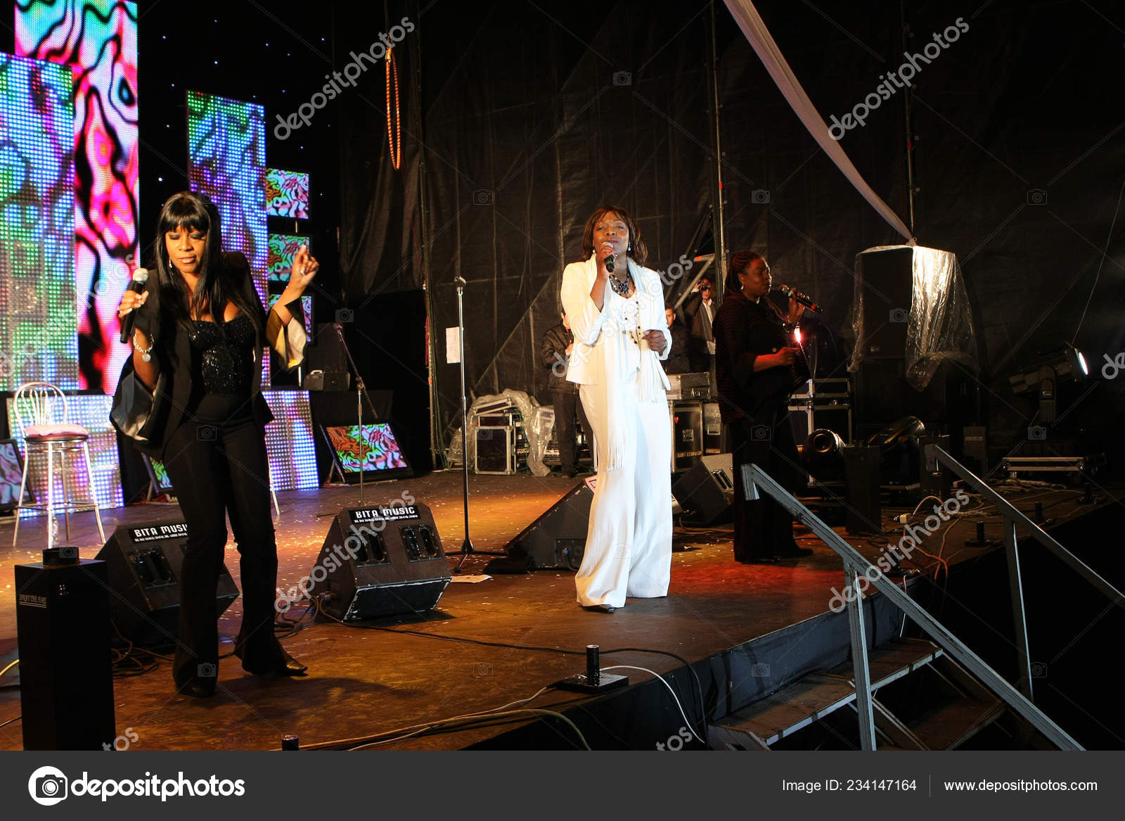 Odessa Ucrania Abril 2008 Performance Rock Jazz Grupo Pop Eruption ...