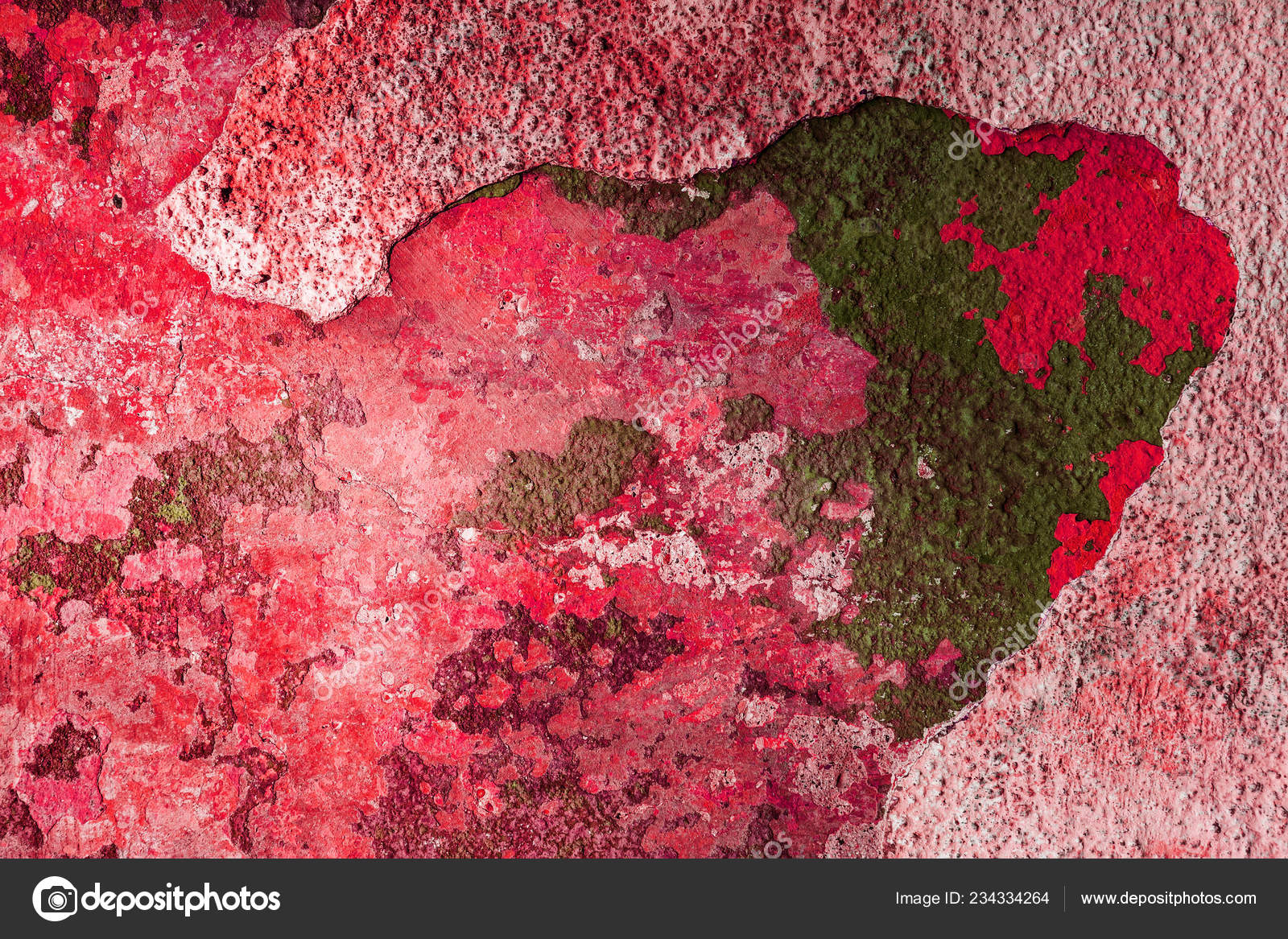 Old Art Texture Plaster Brick Wall Painted Bad Scratched Surface — Free ...