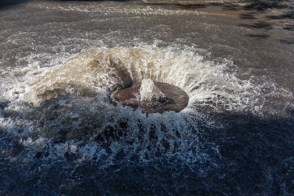 Manhole overflow storm Stock Photos, Royalty Free Manhole overflow ...
