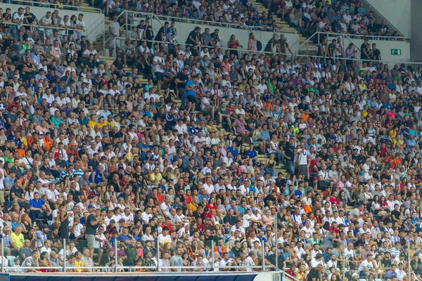 Football Stands With People