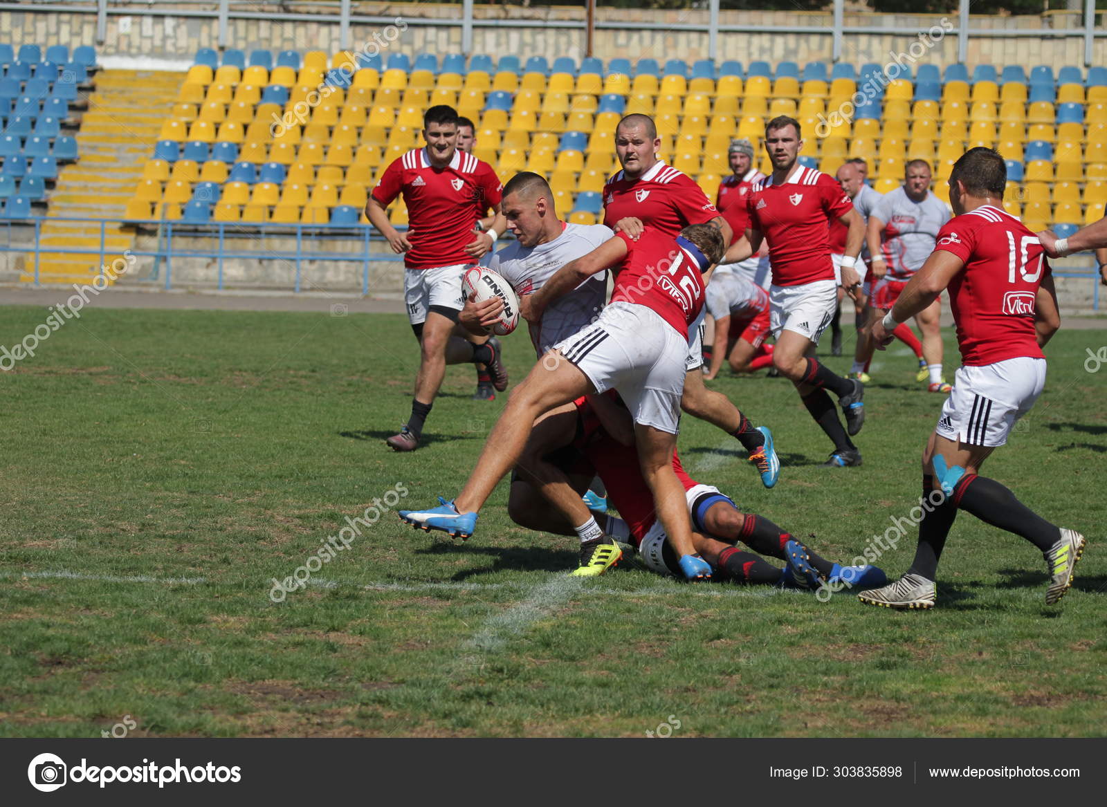 Odessa Ukraine September 2019 National Team Odessa Rugby Championship ...
