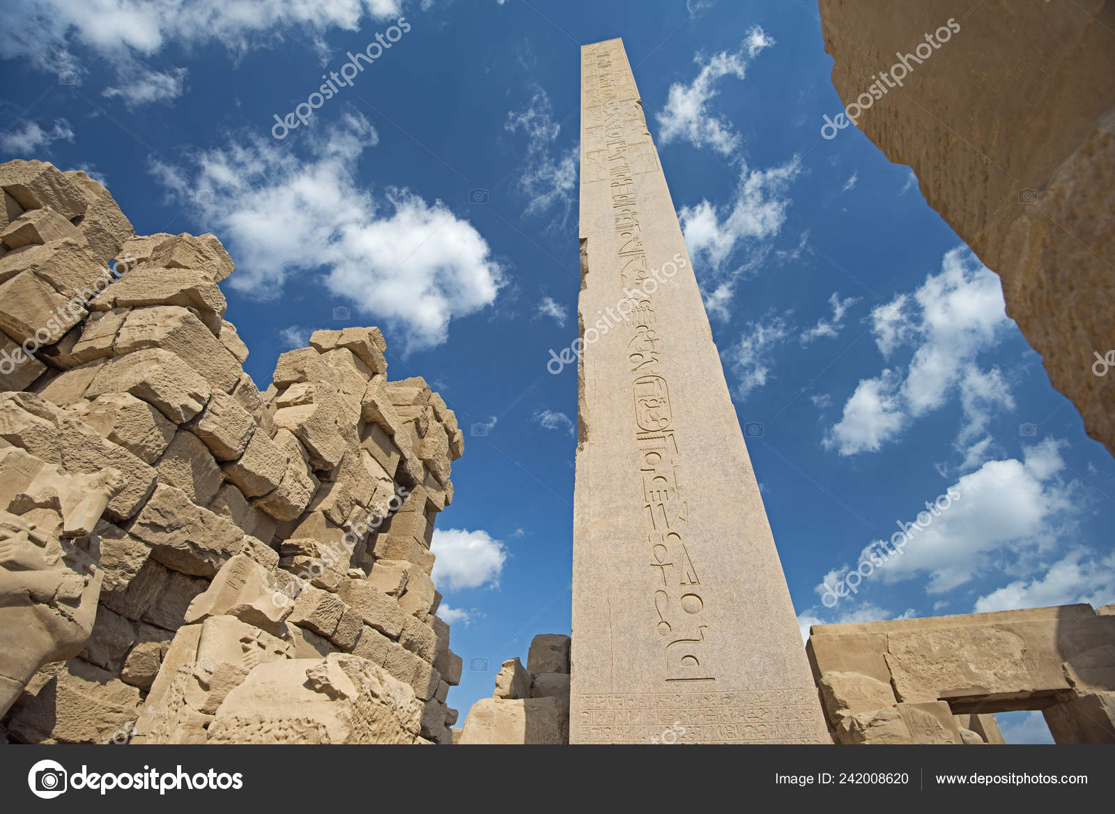 Tall Tower In Ancient Egypt