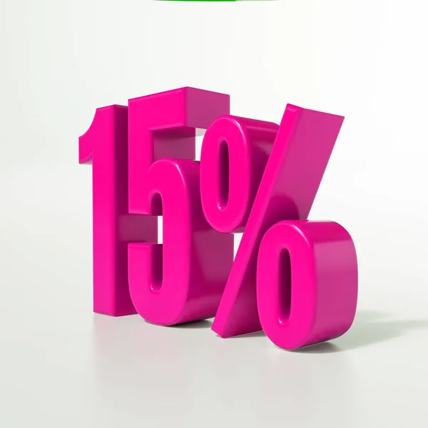 15 Percent Pink Sign — Stock Photo © Supertrooper #200917826