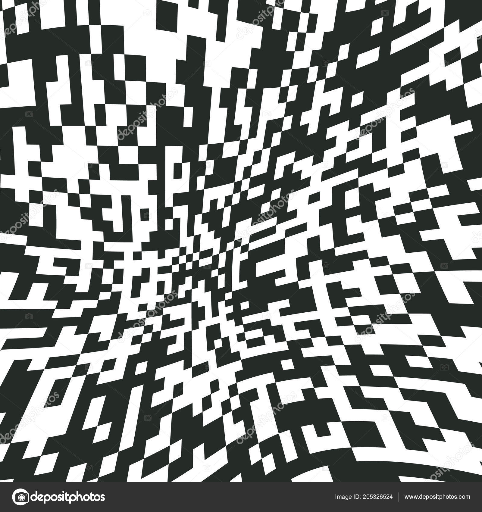 QR Code Digital Abstract Black and White Pixel Noise Background Stock ...