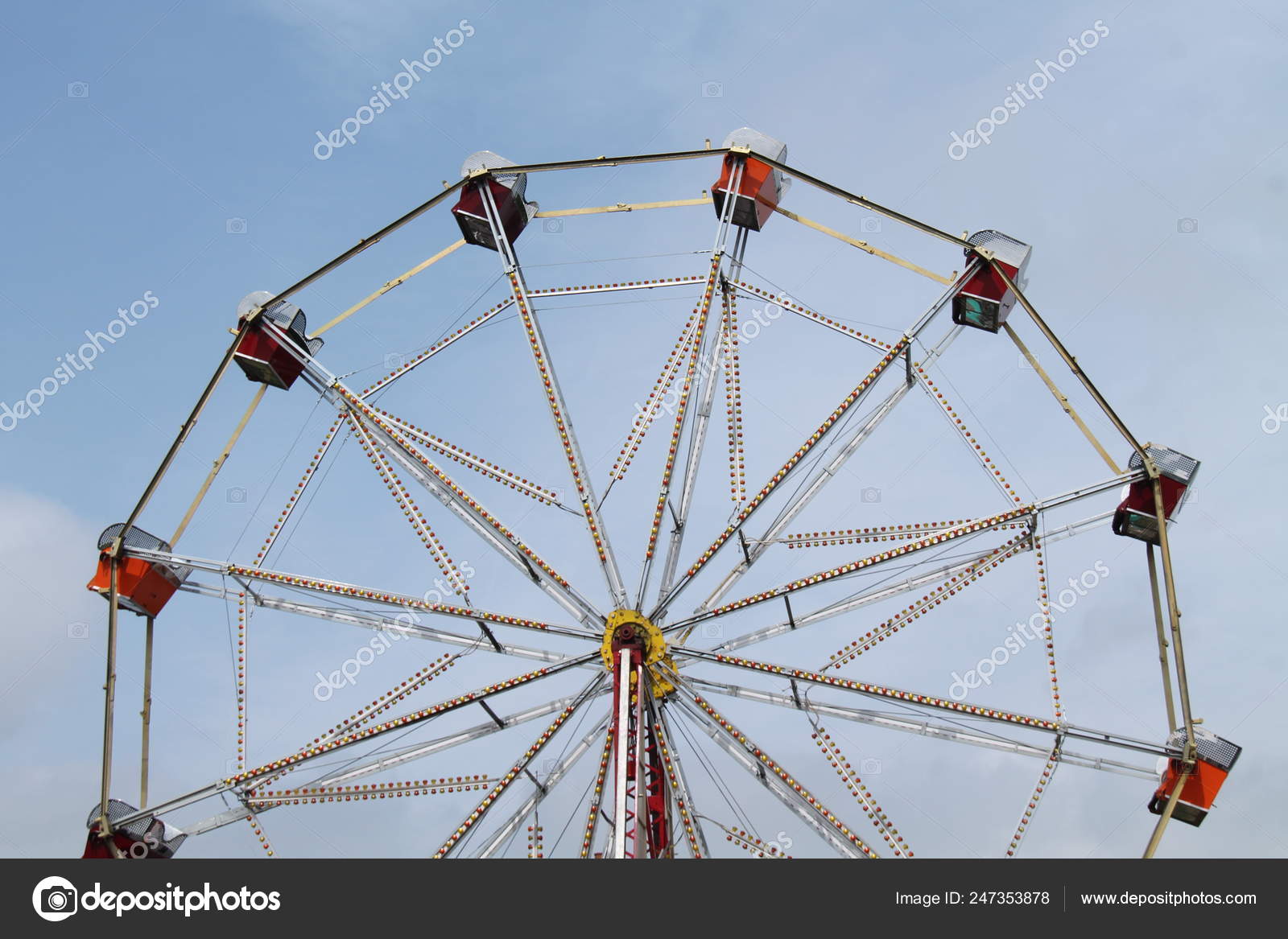 Vintage Big Wheel Fun Fair Amusement Ride — Stock Photo © daseaford ...