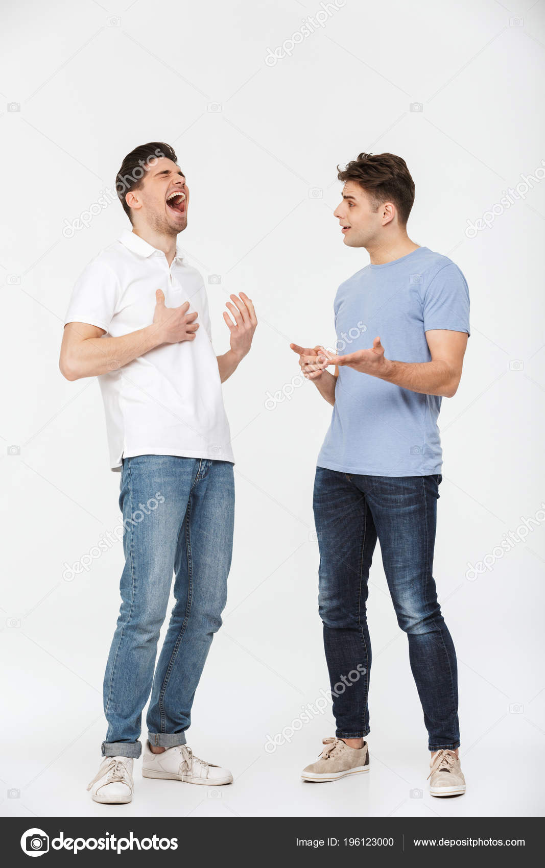 Two Young People Talking
