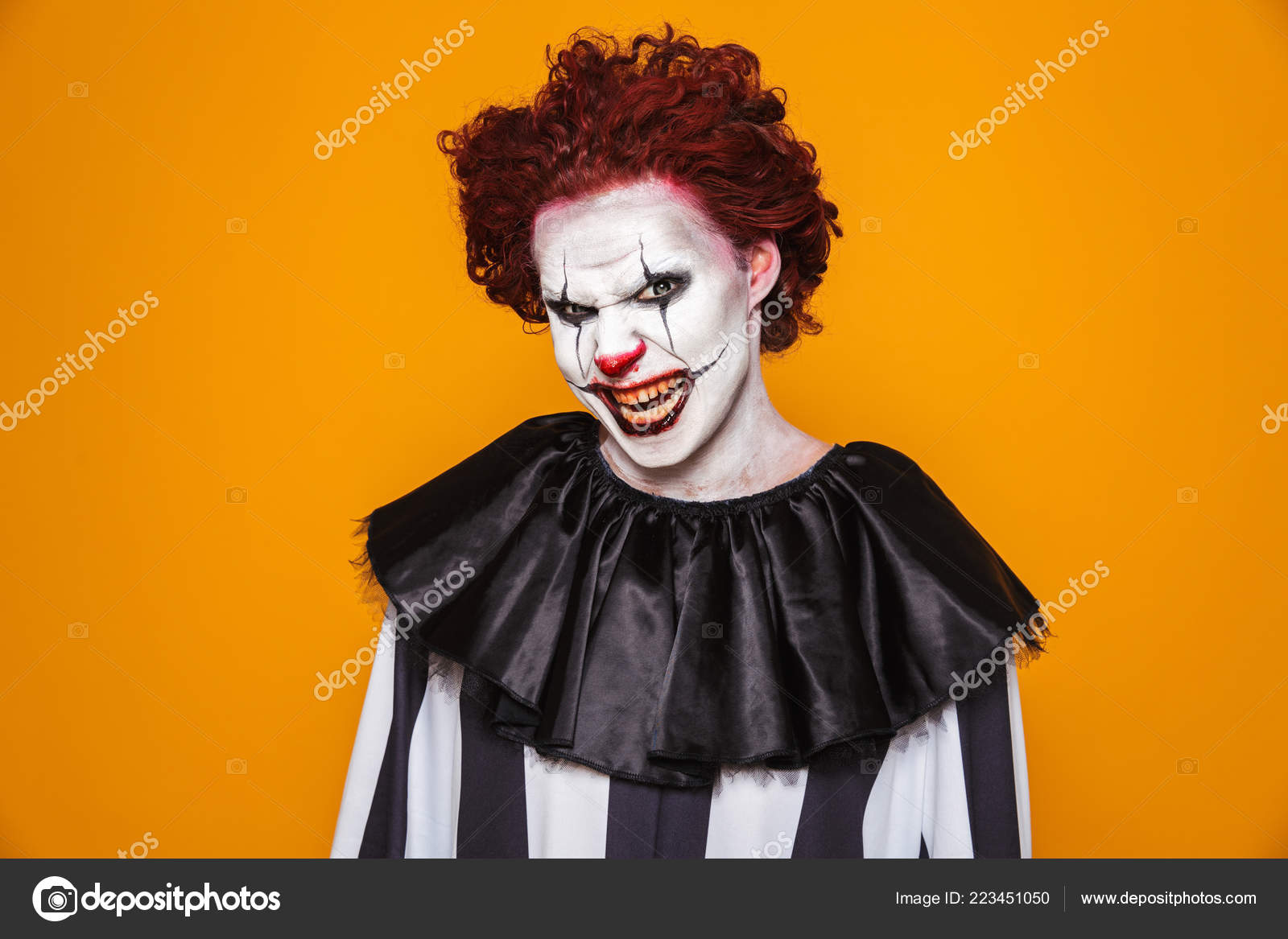 Scary Clown Makeup For Guys | Saubhaya Makeup