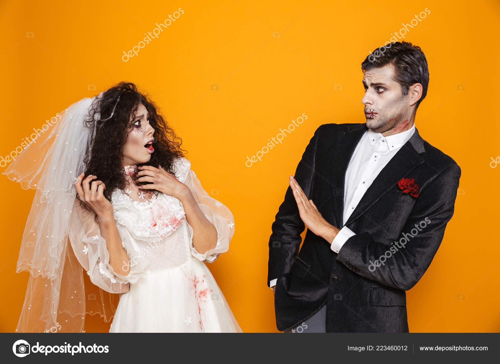 Scary Bride And Groom