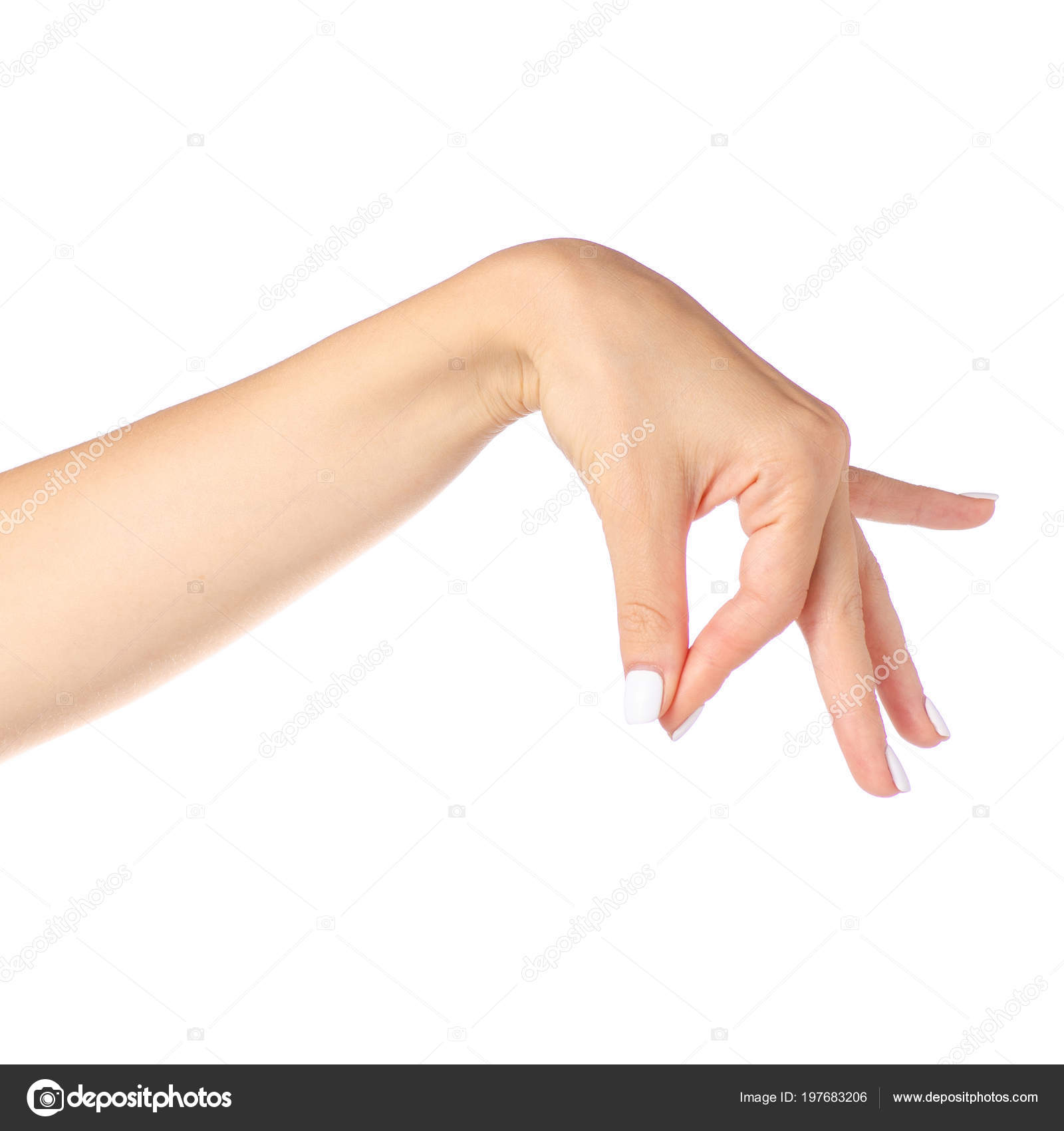 Hand posing as holding something — Stock Photo © Evgenyjs1 #197683206