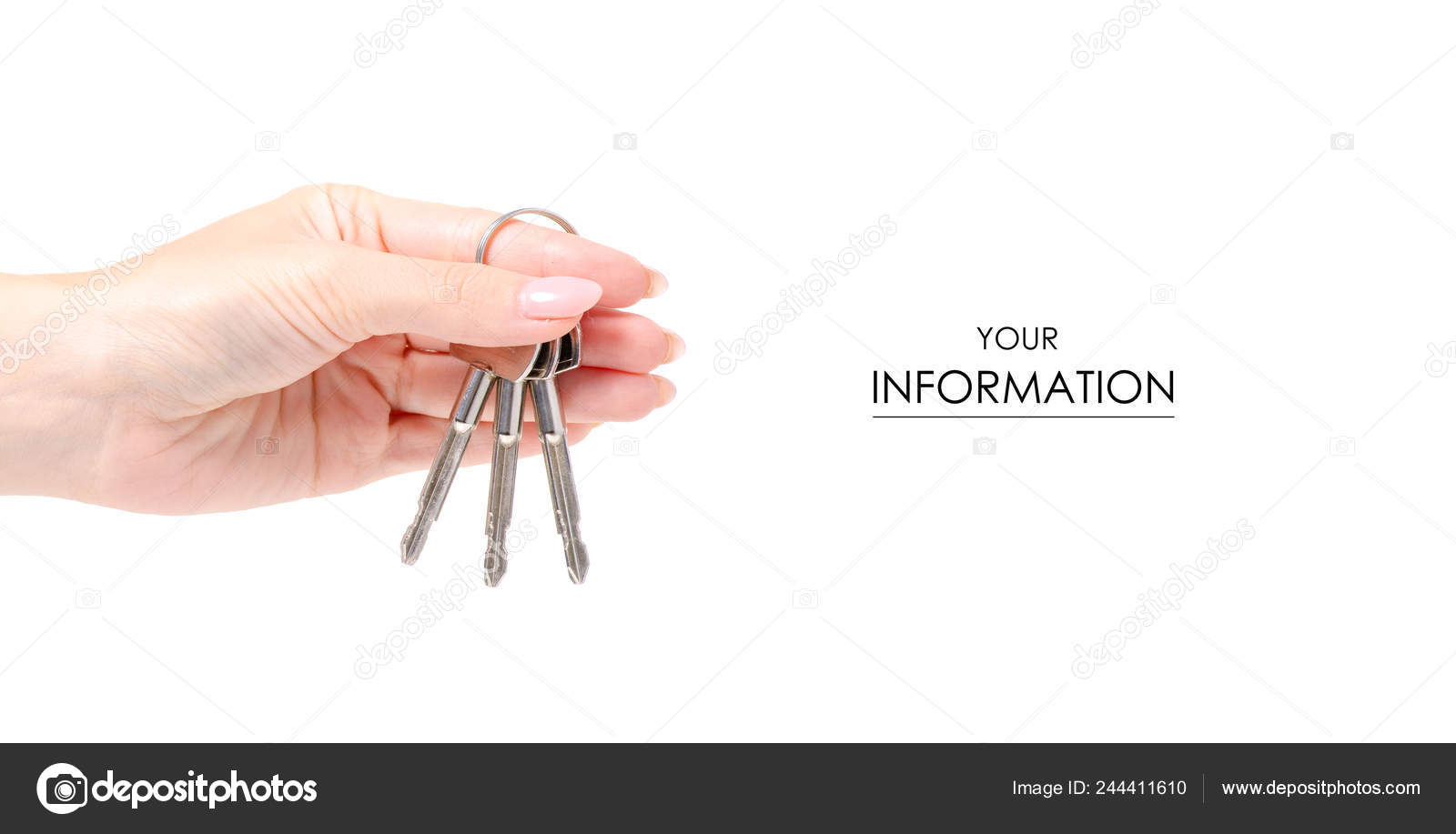 Keys in hand pattern Stock Photo by ©Evgenyjs1 244411610