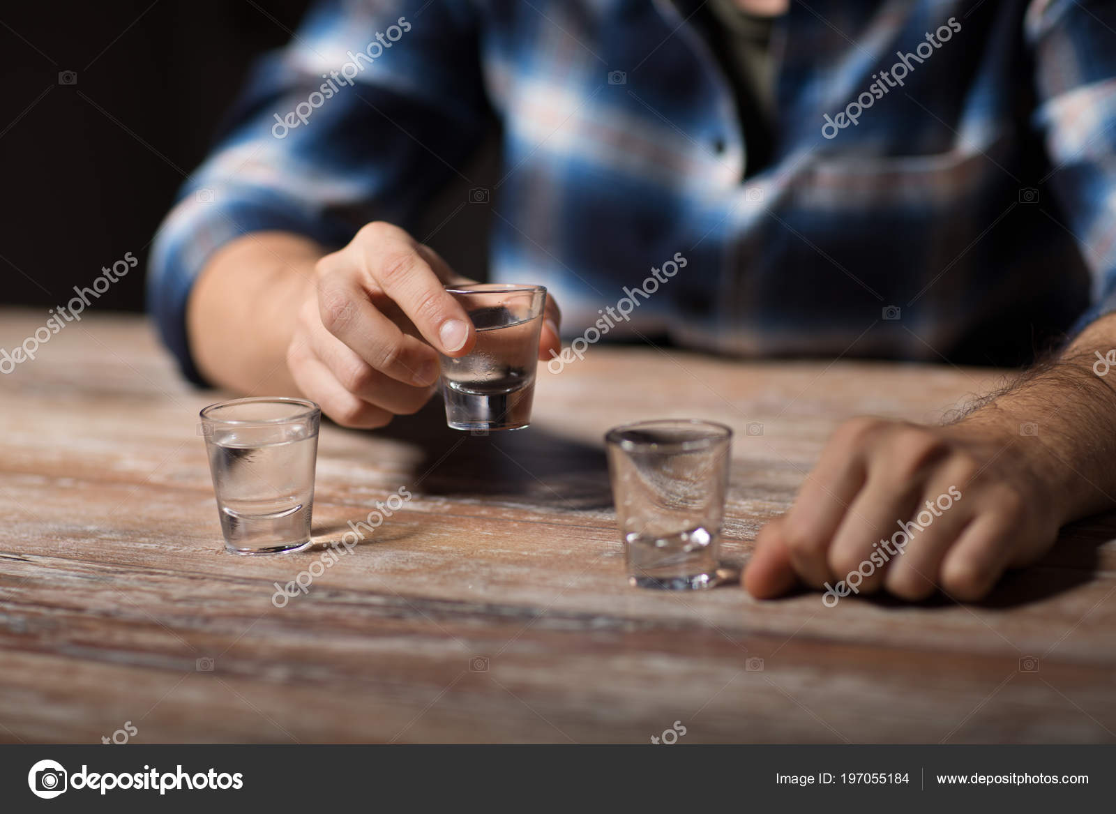People Taking Shots Of Alcohol