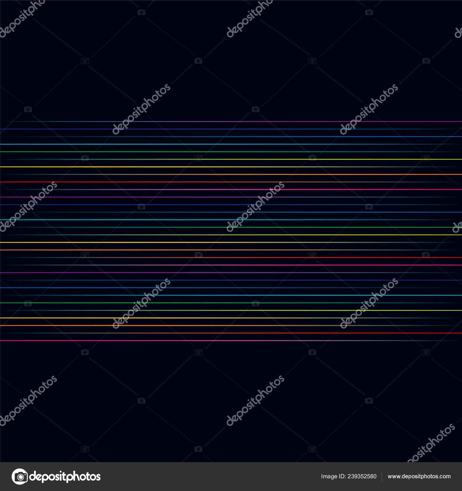 Multicolored Lines Colorful Lines Horizontal Background Illustration ...