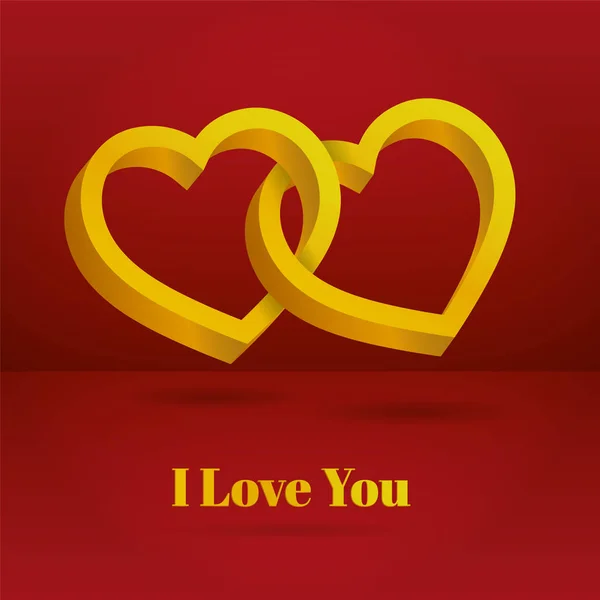 Intertwined hearts Vector Art Stock Images | Depositphotos