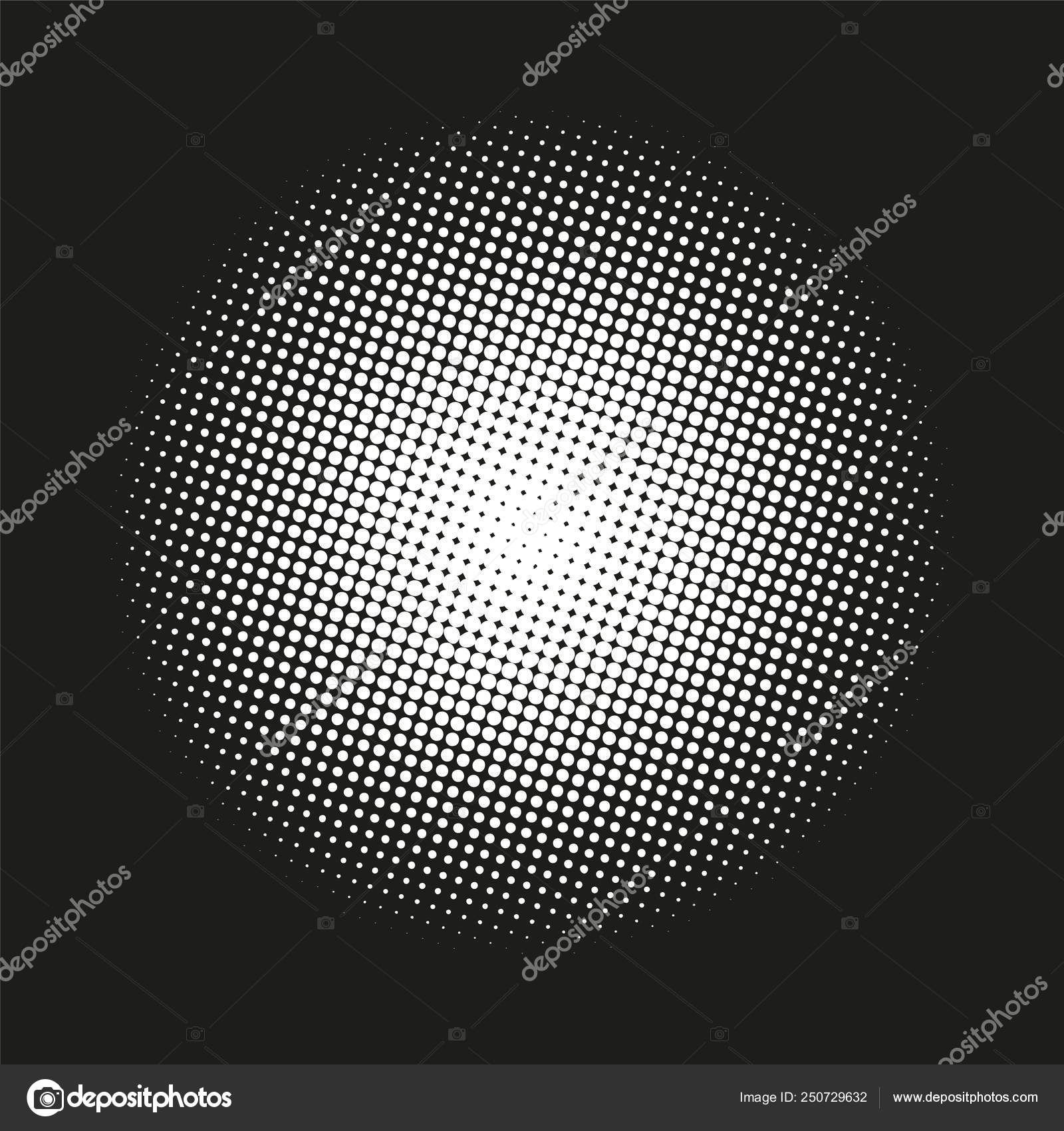 Circle gradient halftone dots background. Template texture vector Stock Vector Image by ©alvaroc ...