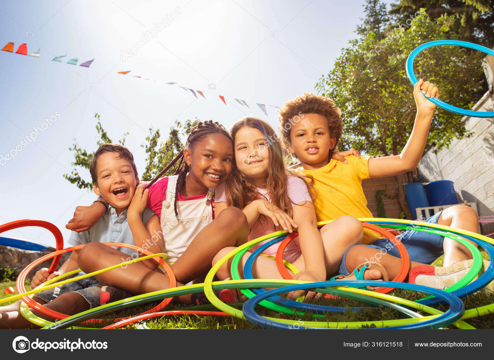 Group Of Kids Laughing