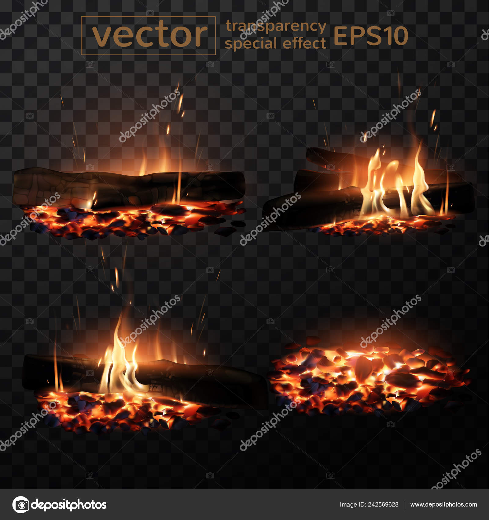 Fire Texture Transparent