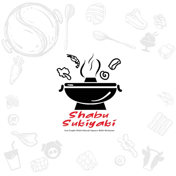Vector: shabu logo | Shabu Sukiyaki Logo Icon Graphic Japanese Buffet ...