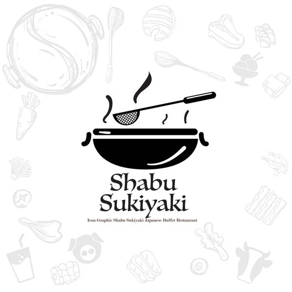 Vector: shabu logo | Shabu Sukiyaki Logo Icon Graphic Japanese Buffet ...