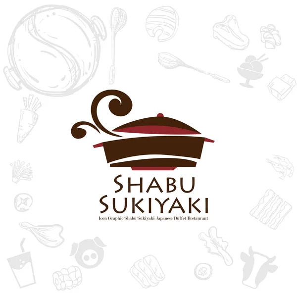 Vector: shabu logo | Shabu Sukiyaki Logo Icon Graphic Japanese Buffet ...