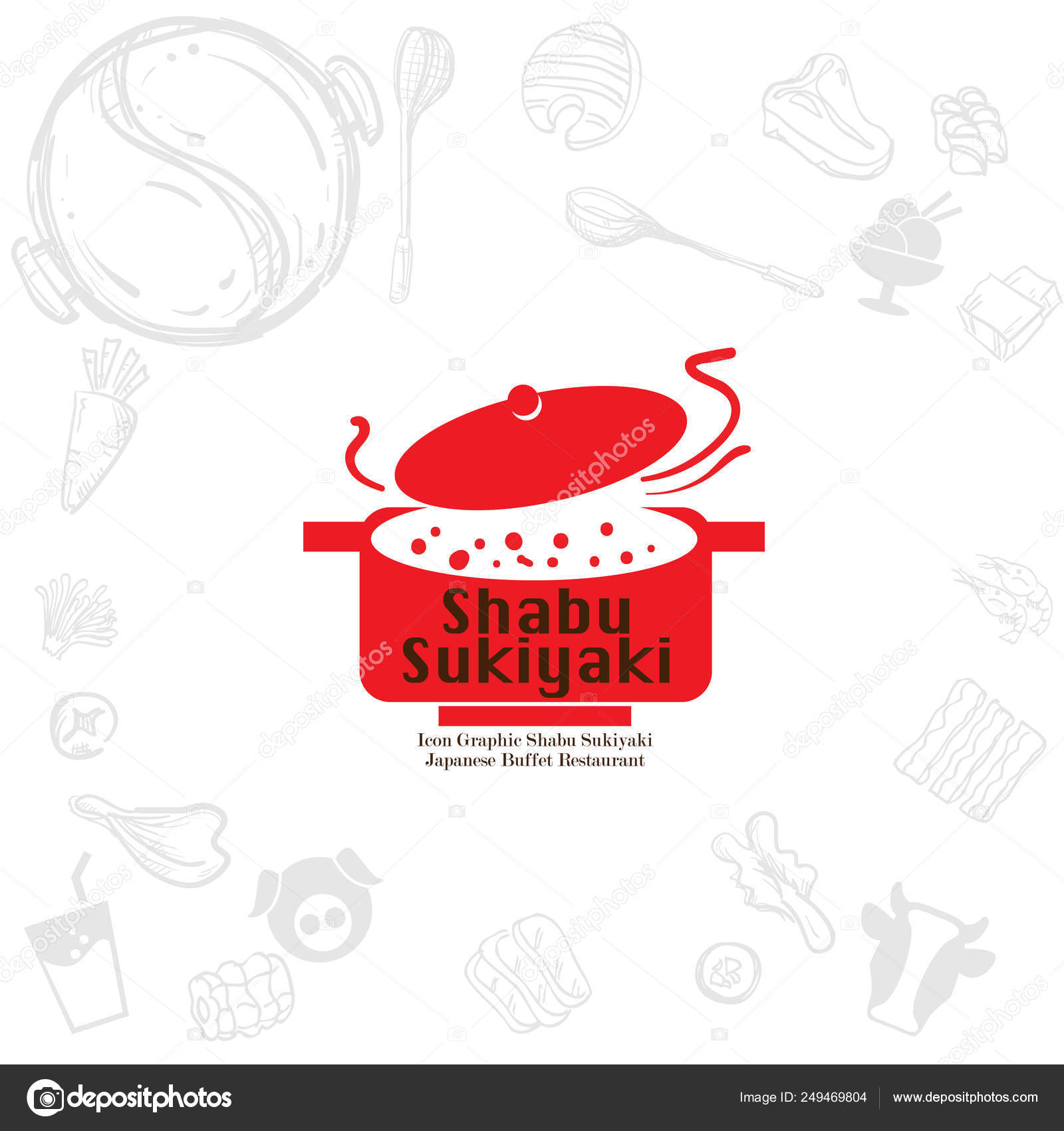 Vector: shabu logo | Shabu Sukiyaki Logo Icon Graphic Japanese Buffet ...
