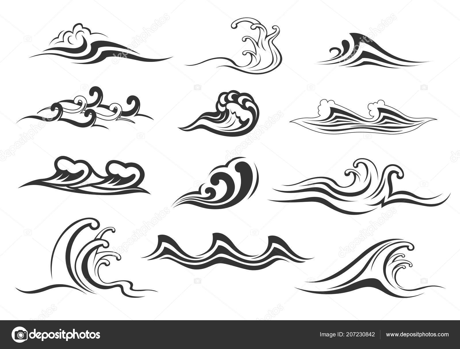 Water Wave Icon White