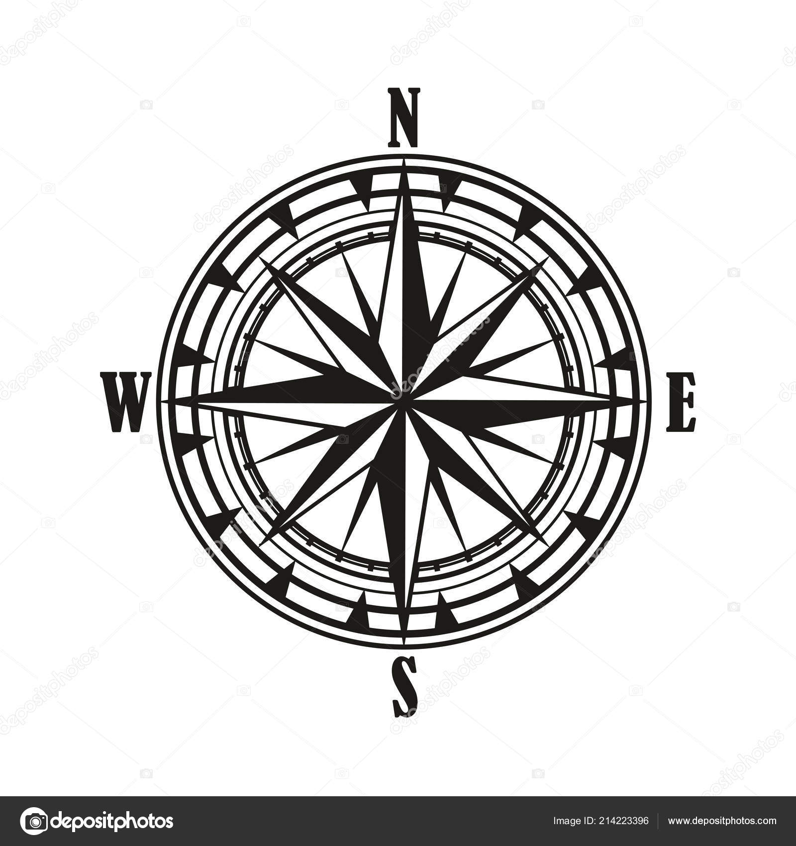 Vintage Compass Icon