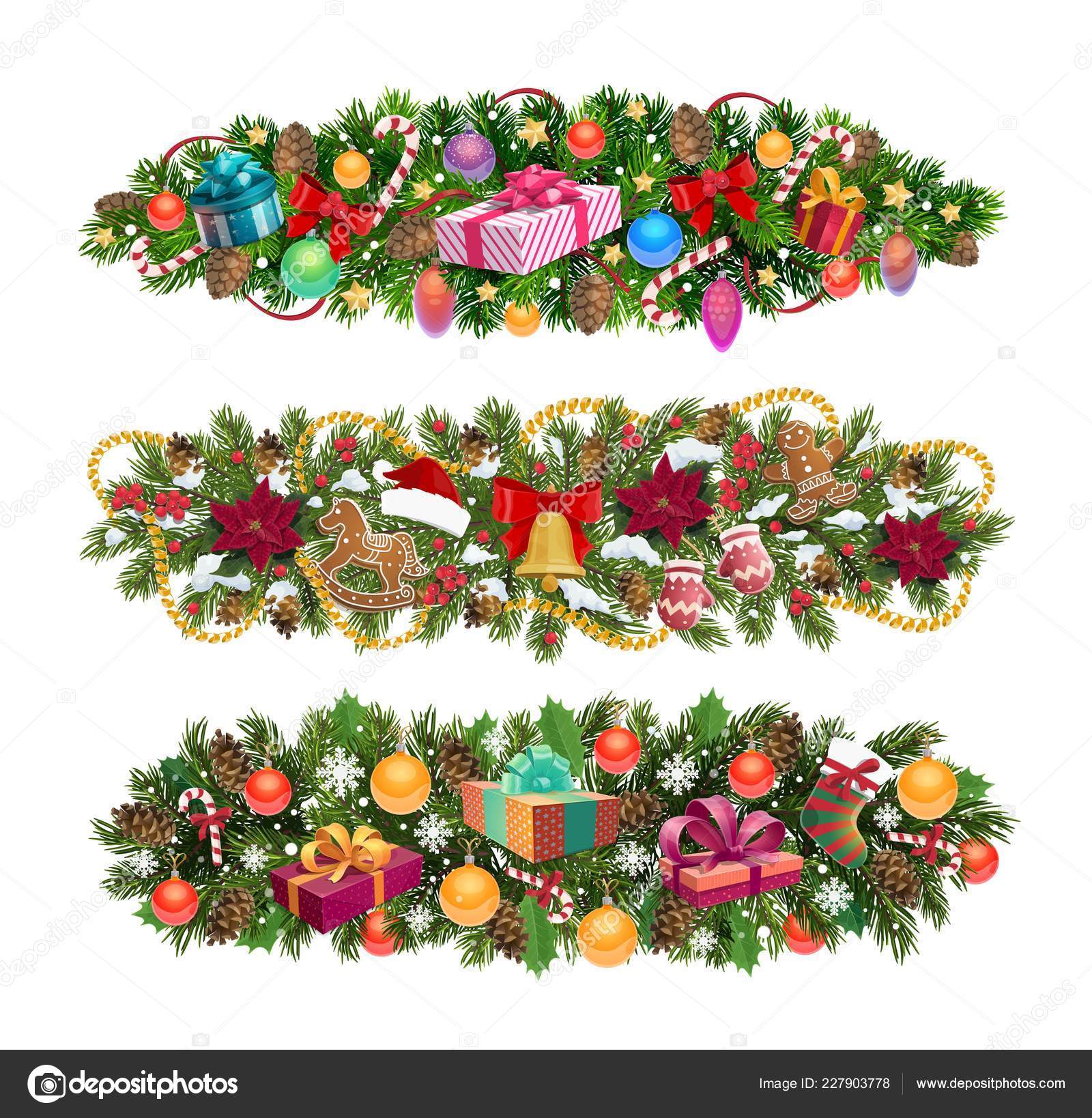 Holiday Border Vector