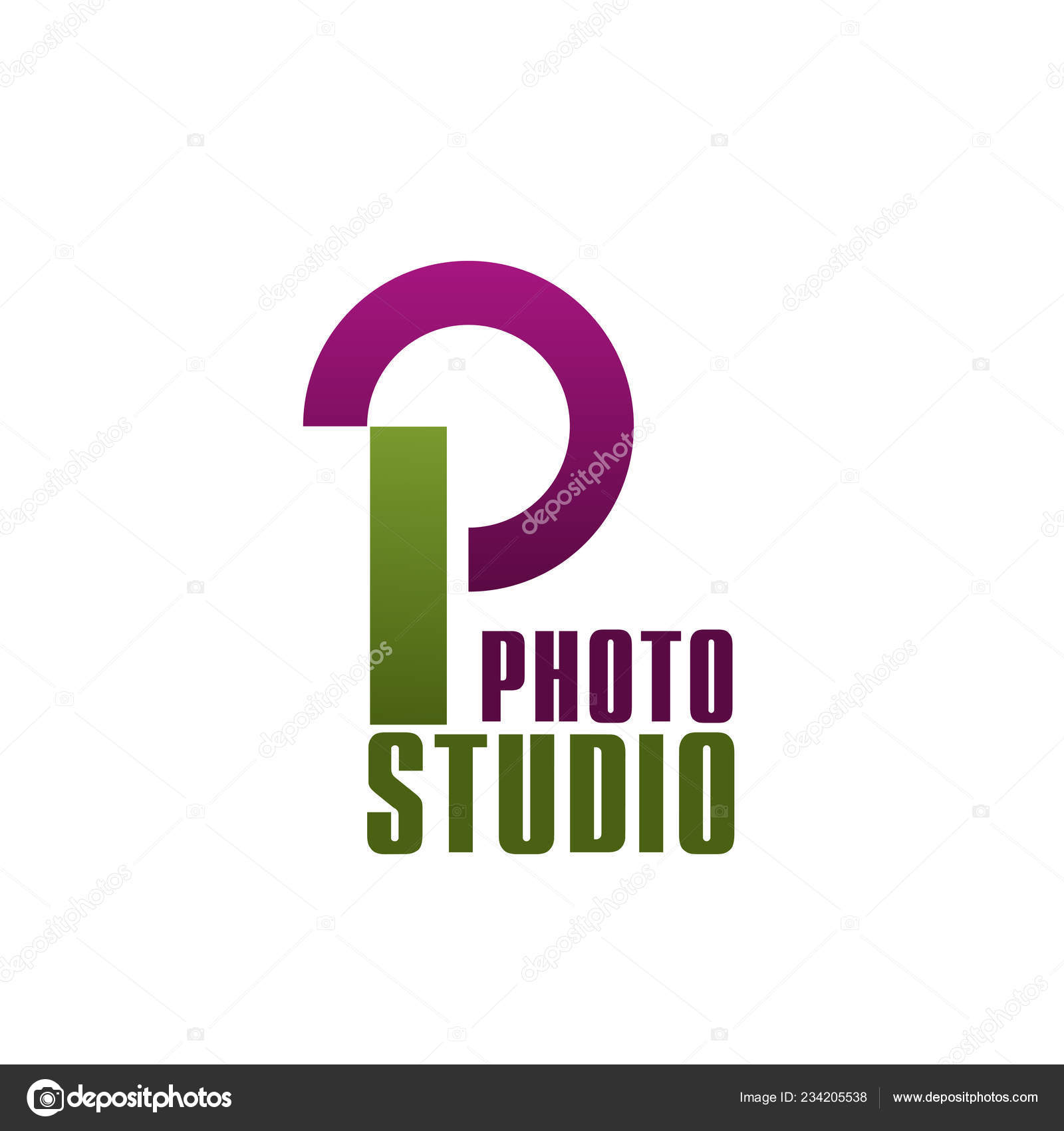 Photo studio vector letter P icon Stock Vector by ©Seamartini 234205538